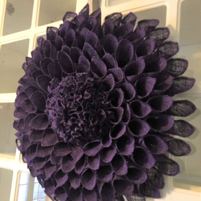 Purple Burlap - Etsy