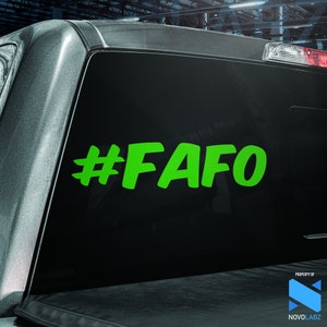 FAFO Vinyl Decal - Etsy