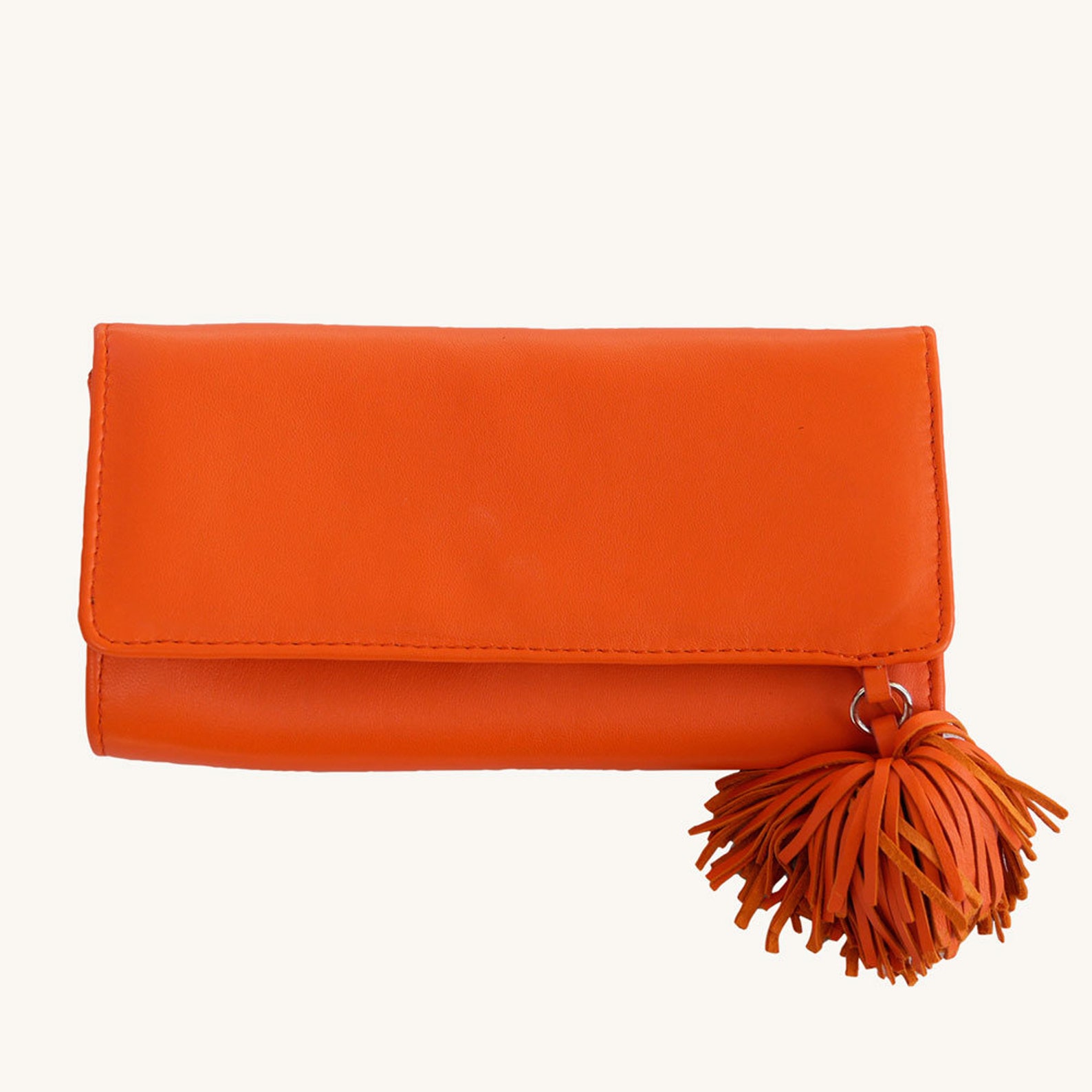 NOOR Purse Sunrise Orange (super Soft Goatskin - Handschuhweiches ...