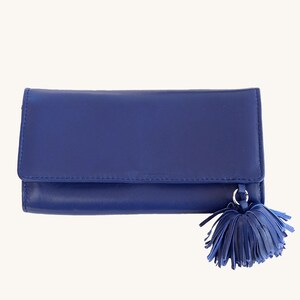 NOOR Purse Midnight Blue (super Soft Goatskin - Handschuhweiches ...