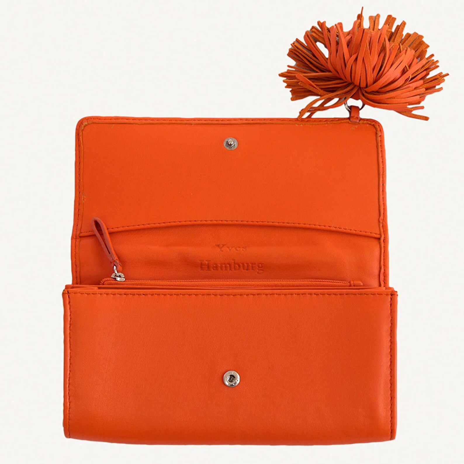 NOOR Purse Sunrise Orange (super Soft Goatskin - Handschuhweiches ...