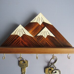 Mountain Key Holder/ Key Hanger for Wall/ Key Hook Rack/ New Apartment ...
