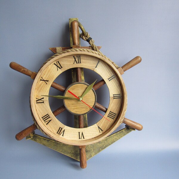 Nautical Wall Clock - Etsy