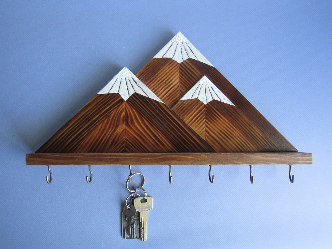 Key Holder for Wall/ Mountain Key Rack/ Entryway Organizer/ - Etsy