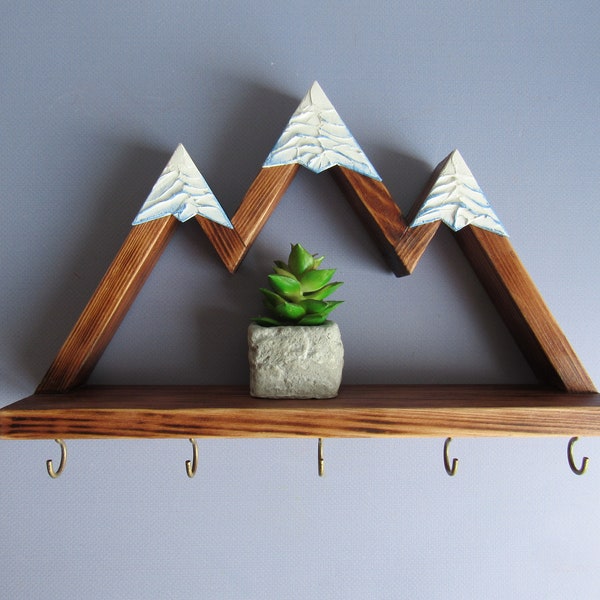 Mountain Key Holder - Etsy