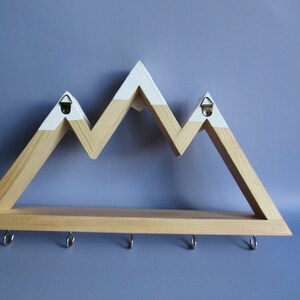 Mountain Key Holder/ Key Hanger for Wall/ Key Rack Shelf With Hooks ...