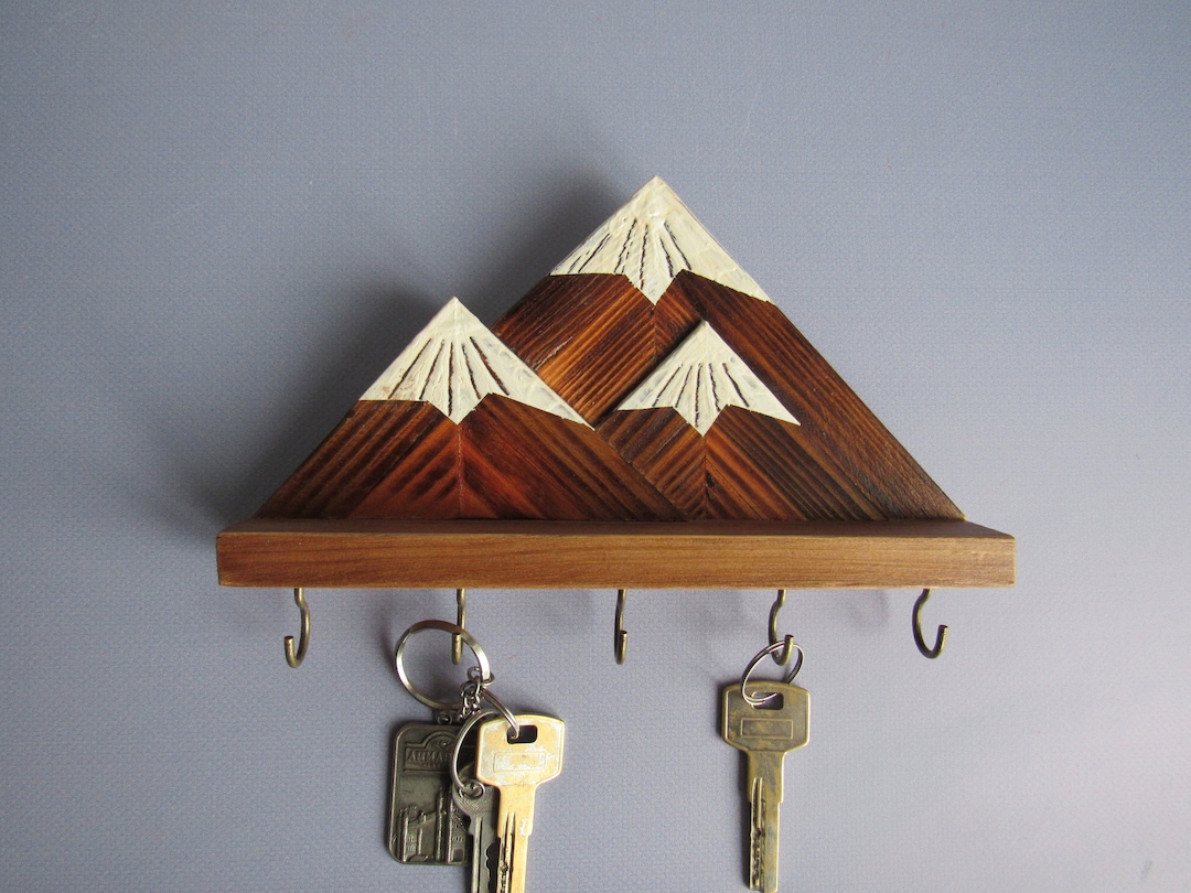 Mountain Key Holder | Key Hanger for Wall | Key Hook Rack | New Home ...