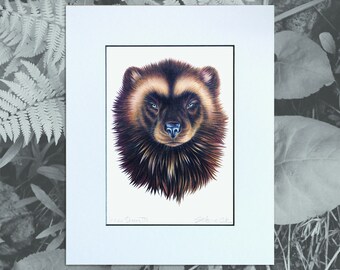 Wolverine Animal Art | Etsy