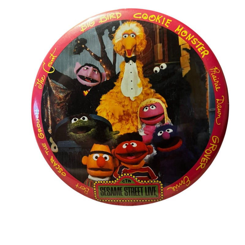 Sesame Street Pins - Etsy