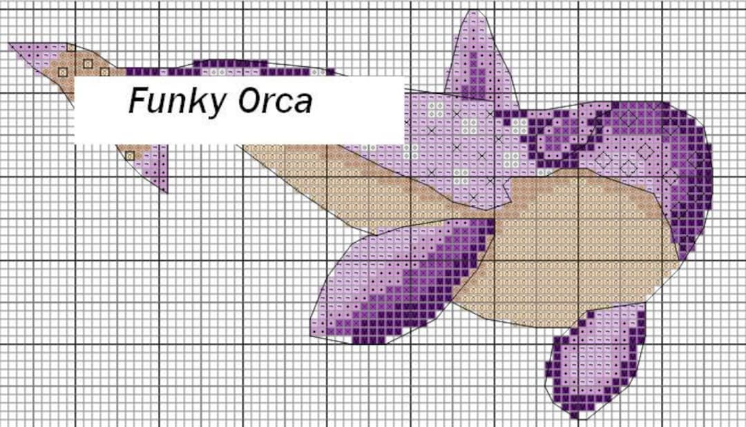 Funky Orca Pattern - Etsy