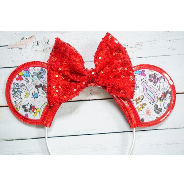 Mickey Mouse Ears Embroidery Design - Etsy Australia