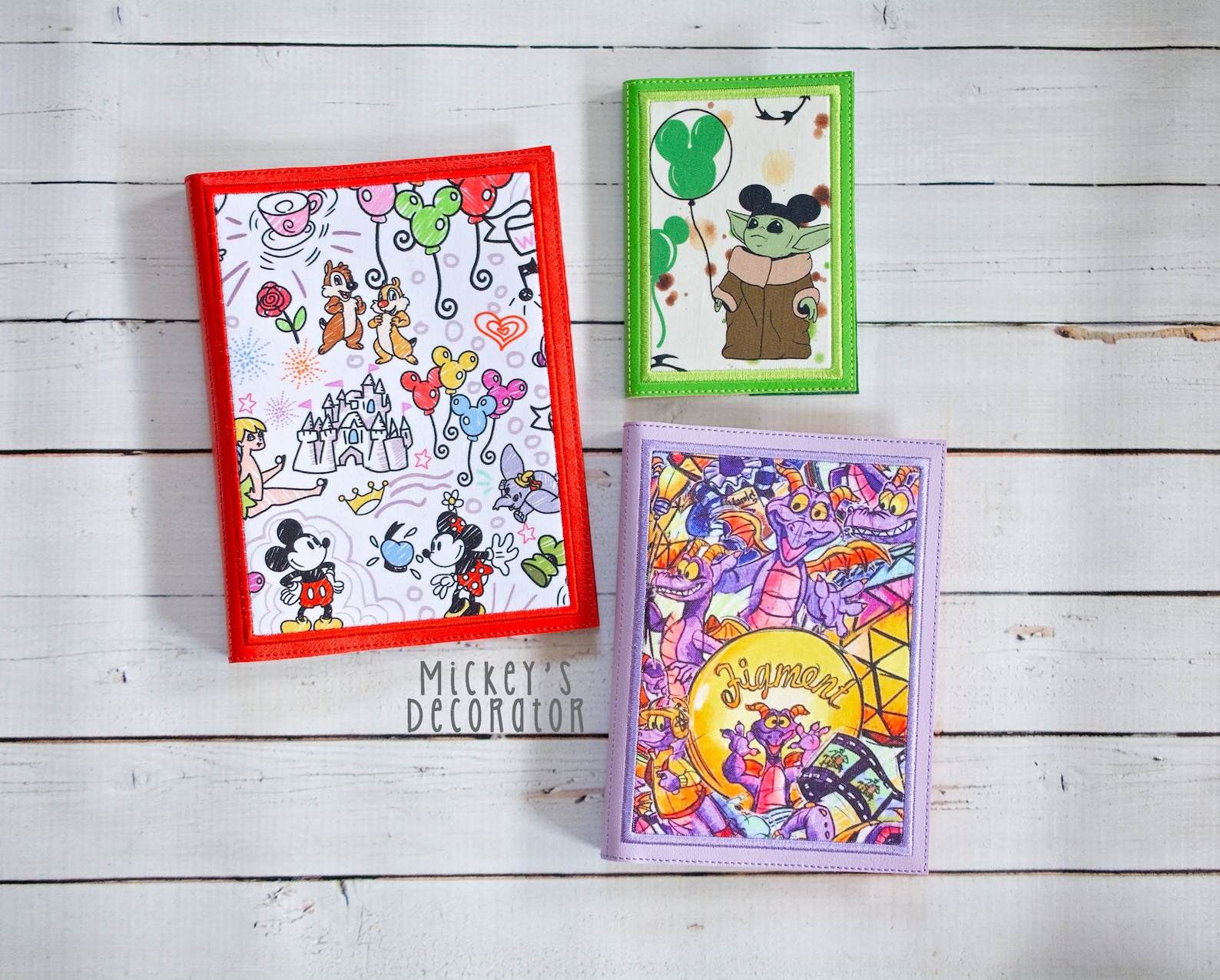 Applique Notebook Cover (3 Sizes) - Digital Embroidery File, 5x7, 6x10 ...