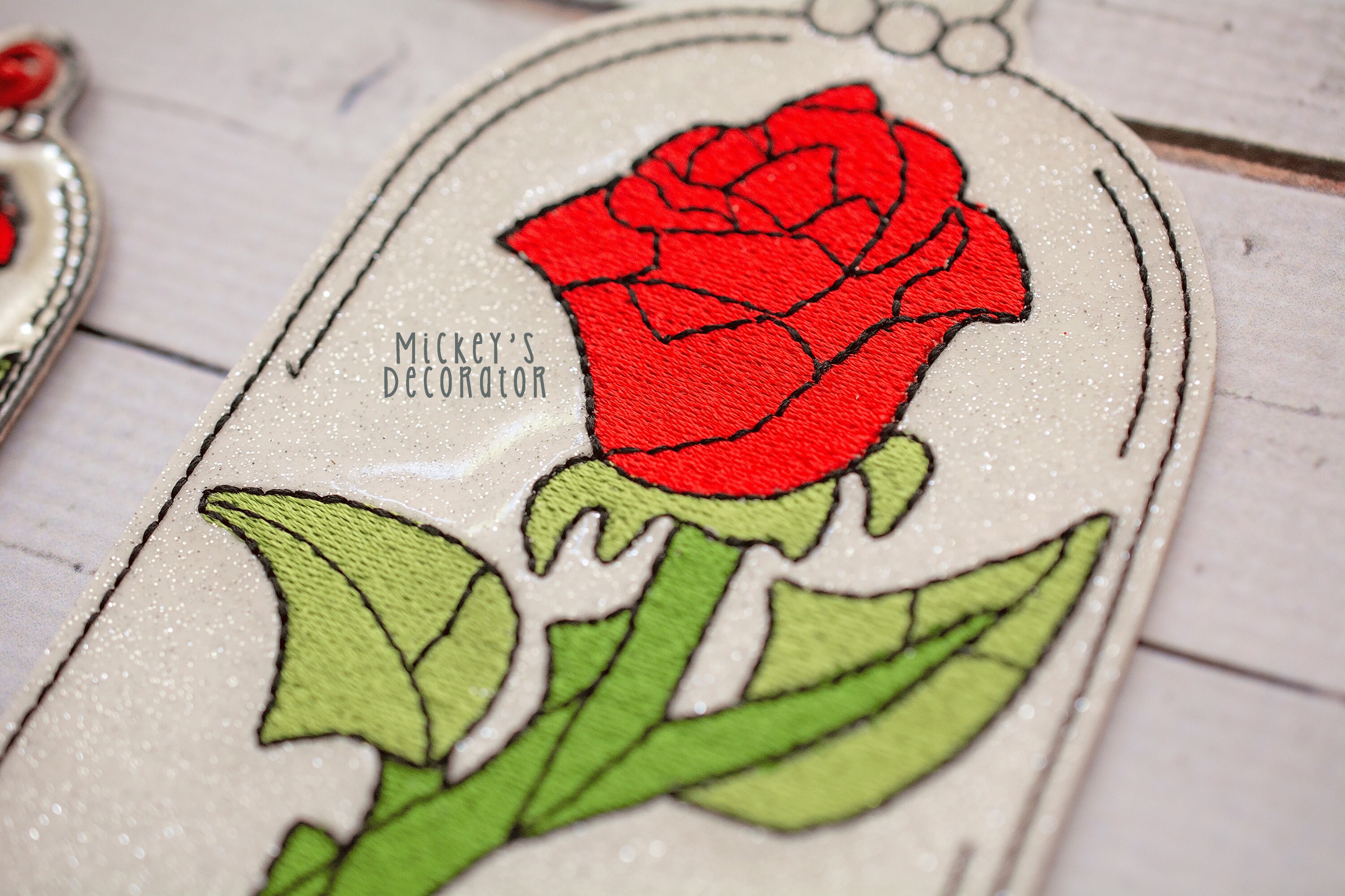 Enchanted Rose Design 3 Sizes Digital Embroidery File - Etsy