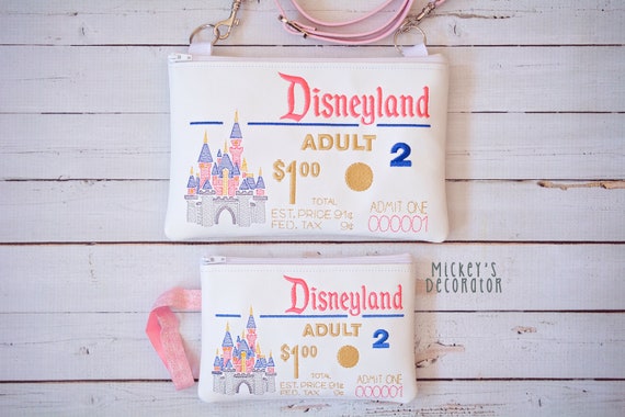Park Ticket Bag 2 Sizes Digital Embroidery File 5x7 and - Etsy