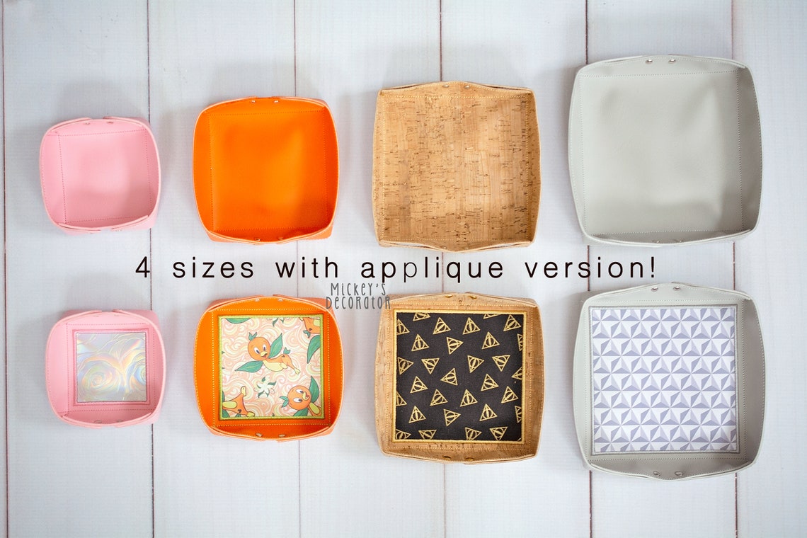 Catch All Trays 4 Sizes Digital Embroidery File 5x7 - Etsy