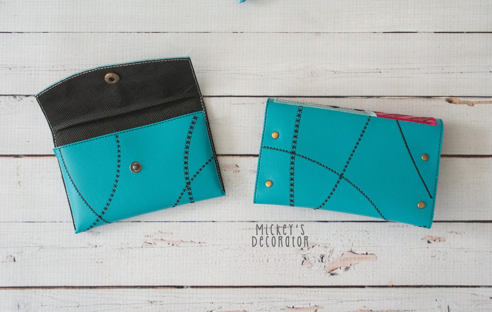 Sally Fold Over Wallet (4 Sizes) - Digital Embroidery File, 5x7, 6x10 ...
