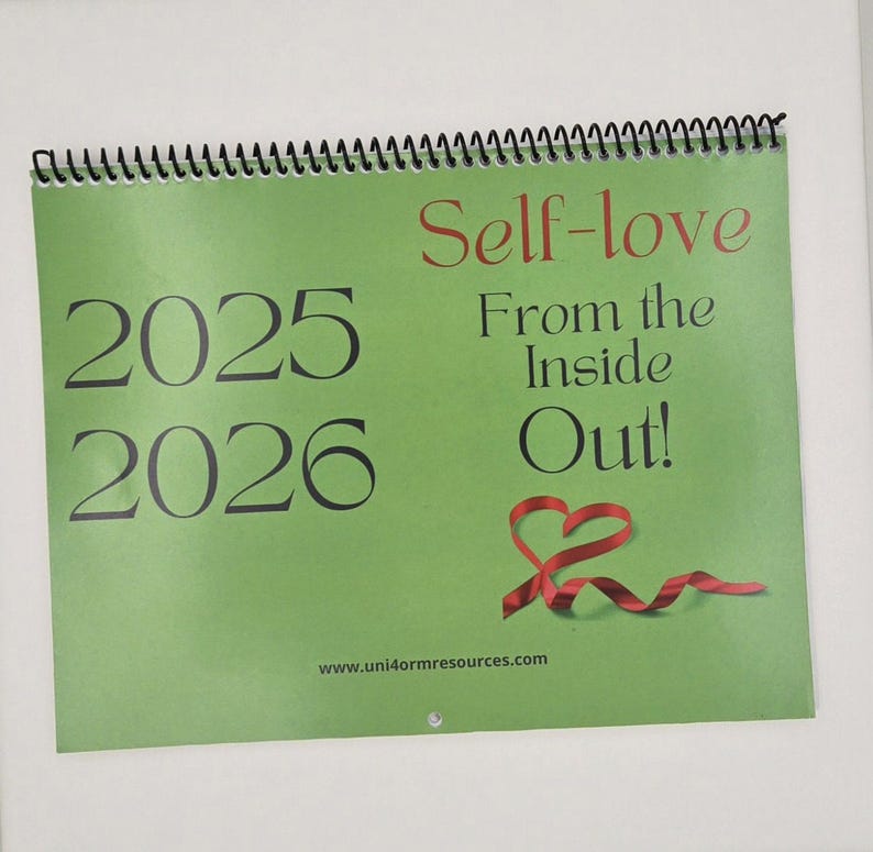 2025-2026 Self-love From the Inside Out Wall Calendar - Etsy