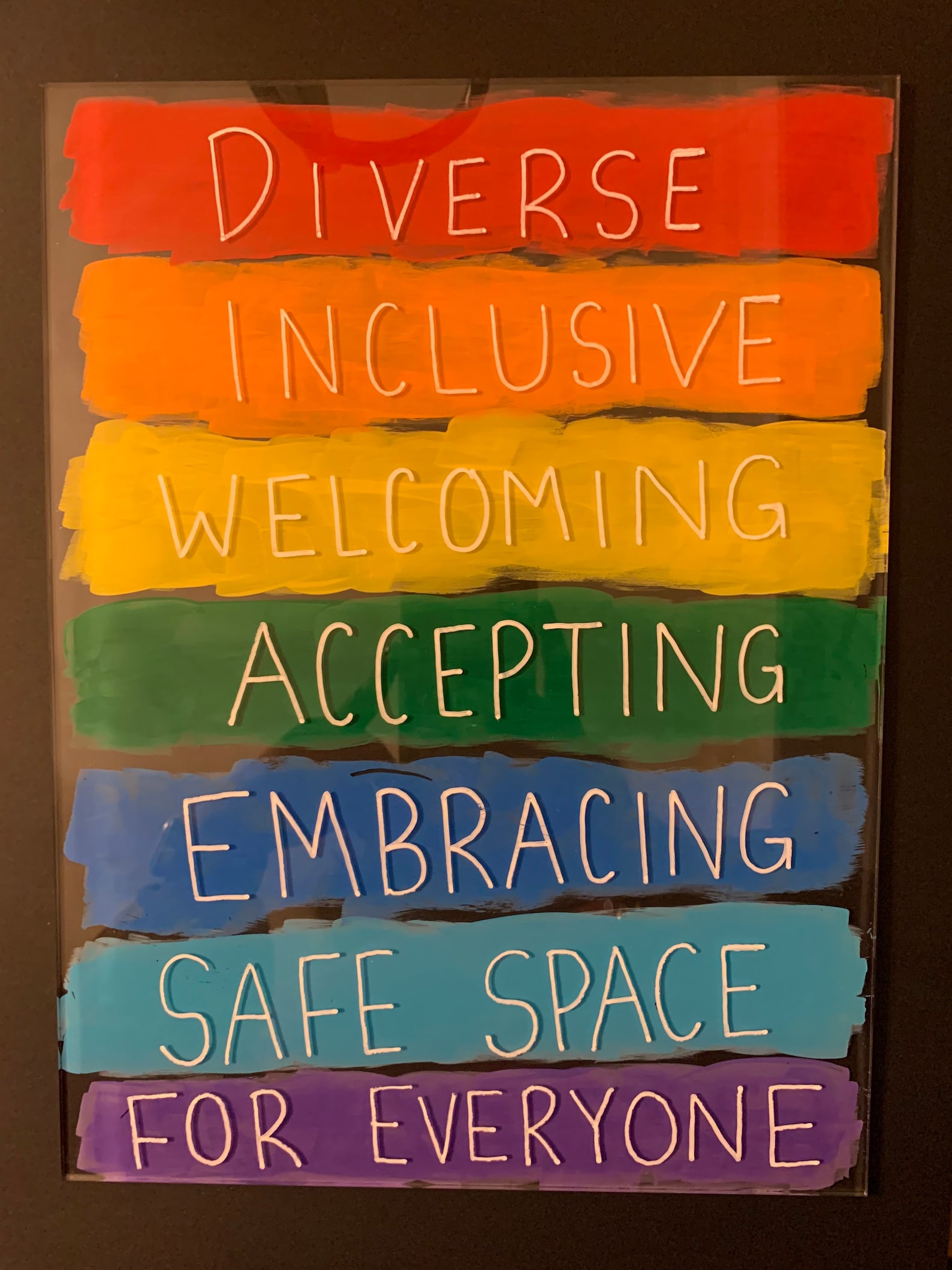 CUSTOMIZABLE COLORS Inclusion Safe Space Sign for Classroom | Etsy