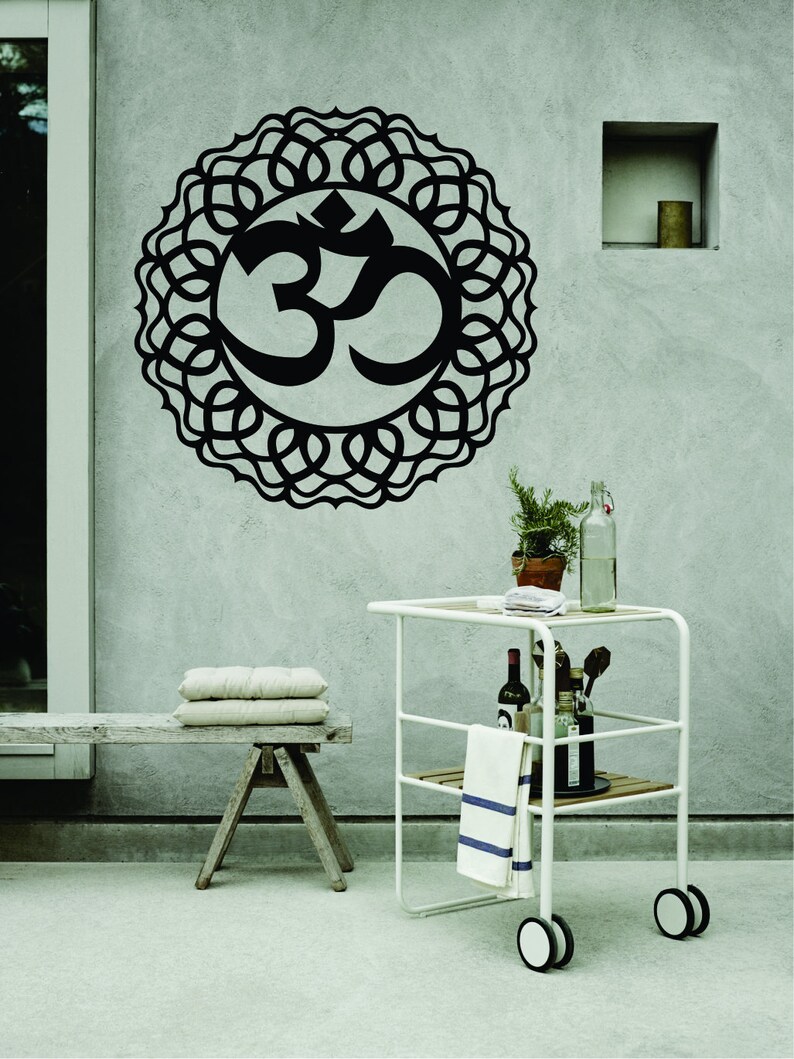 Om Laser Cut Vector File, Wall Decor, Digital File, Mandala Om - Etsy