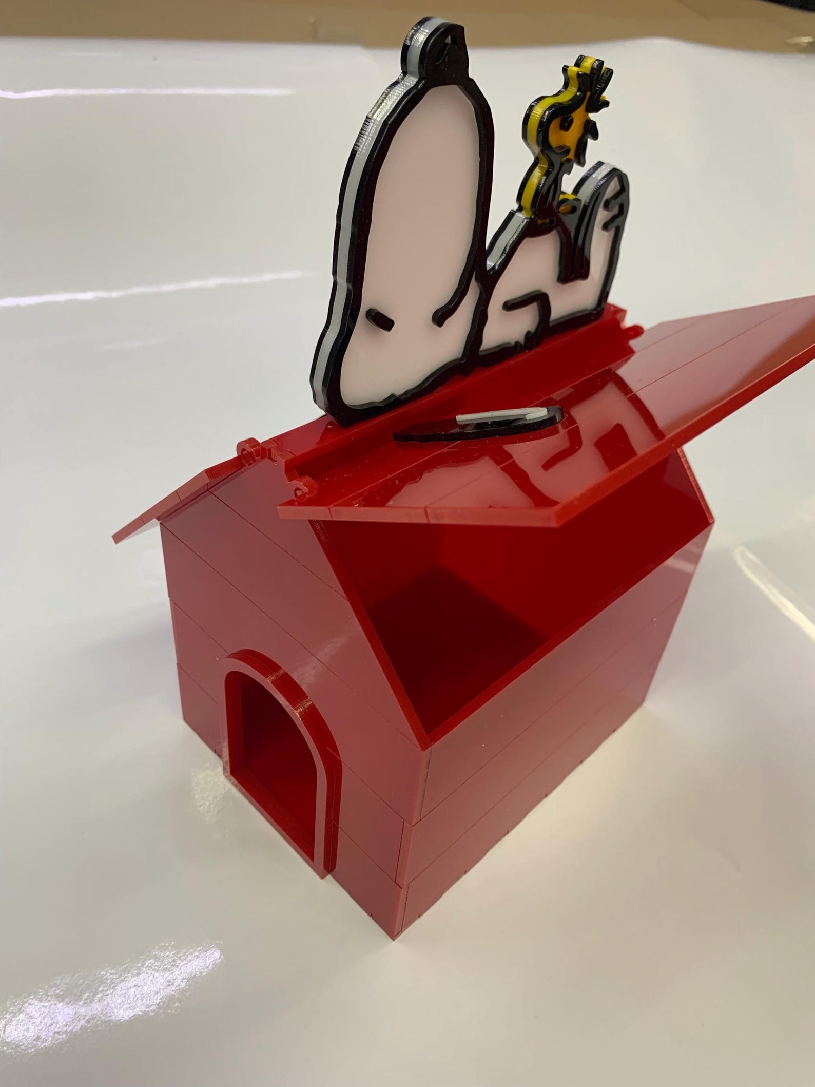 Snoopy House Box, Laser Cut File, CNC File, Snoopy House-shaped Box ...