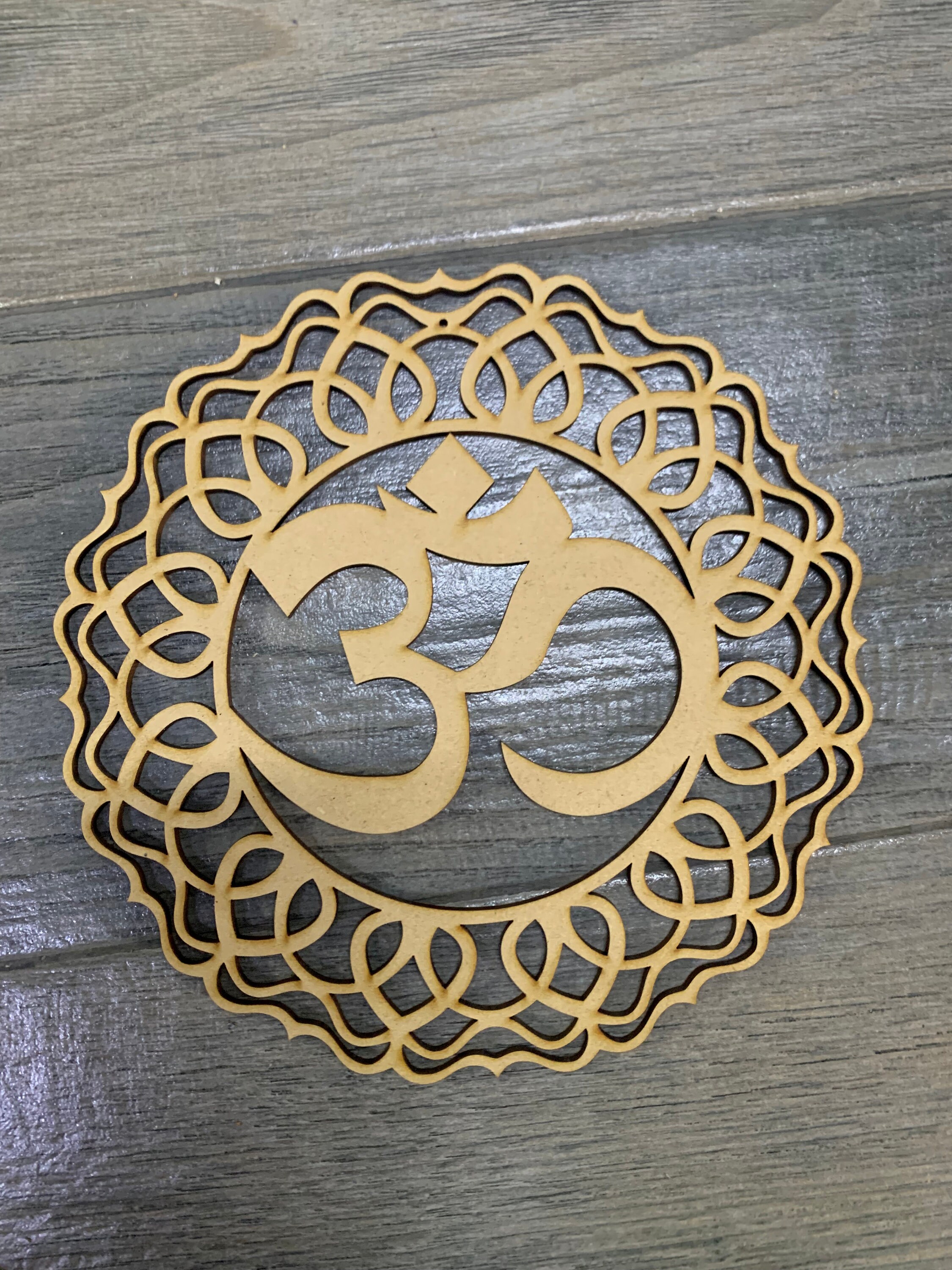 Om Laser Cut Vector File, Wall Decor, Digital File, Mandala Om - Etsy