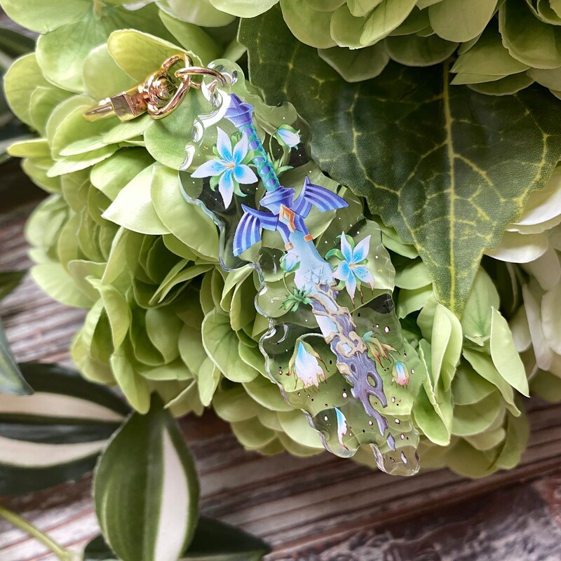 Flower Plush Keychain - Etsy