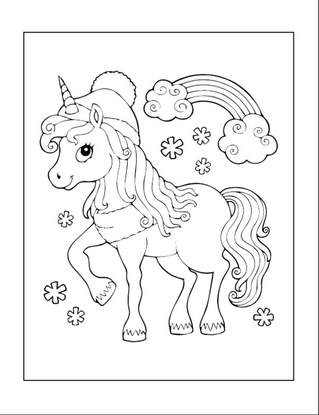 Set of 5 Different Themed Coloring Pages Totaling 100+ Pages. - Etsy