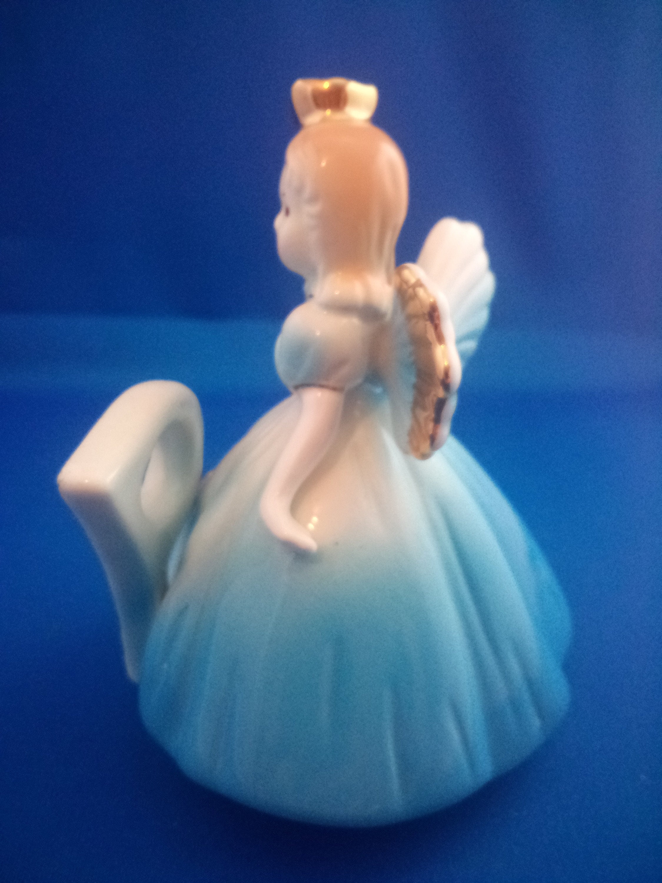 Josef Originals Blue Angel Figurine Gold Wings and Crown Age 9 - Etsy