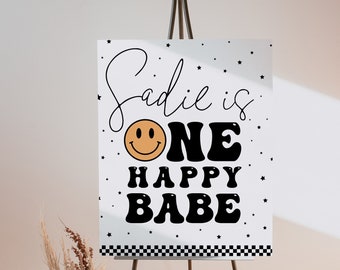 One Happy Babe Sign - Etsy