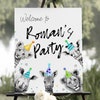 Basketball Welcome Sign Template | Editable Basketball Baby Shower Sign ...