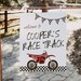 Dirt Bike Welcome Sign Template | Editable Red TWO Fast Birthday Party ...