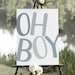 Oh Boy Printable Sign | Boy Baby Shower Decor | Oh Boy Editable Sign ...