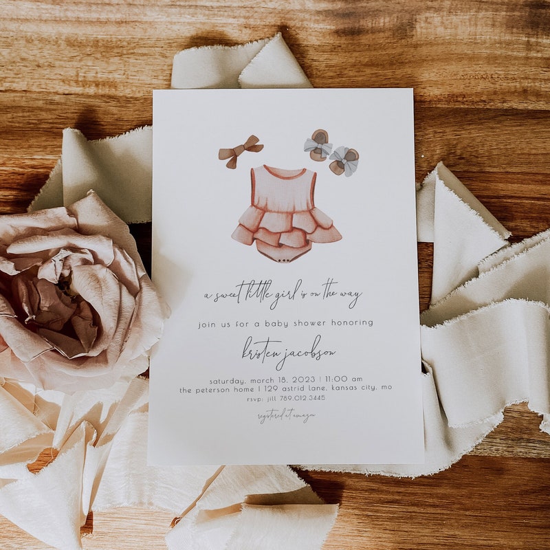 Girl Baby Shower - Etsy