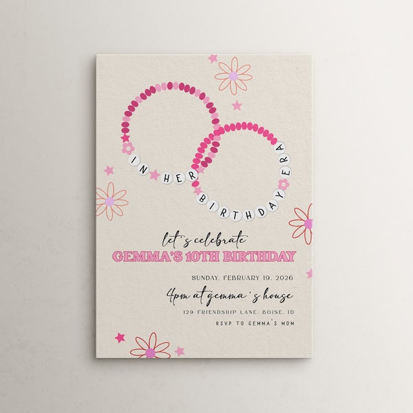 Taylorswift Birthday Invitation - Etsy