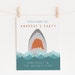 Shark Birthday Welcome Sign Shark Party Decor Editable - Etsy