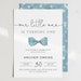 Little Man 1st Birthday Party Invitation Editable Template - Etsy