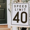 Speed Limit 2 Sign Template TWO Fast Race Car Birthday Party Food Sign ...