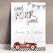 Need FOUR Speed Birthday Invitation Template Editable Red - Etsy