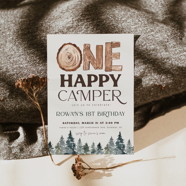 One Happy Camper First Birthday - Etsy