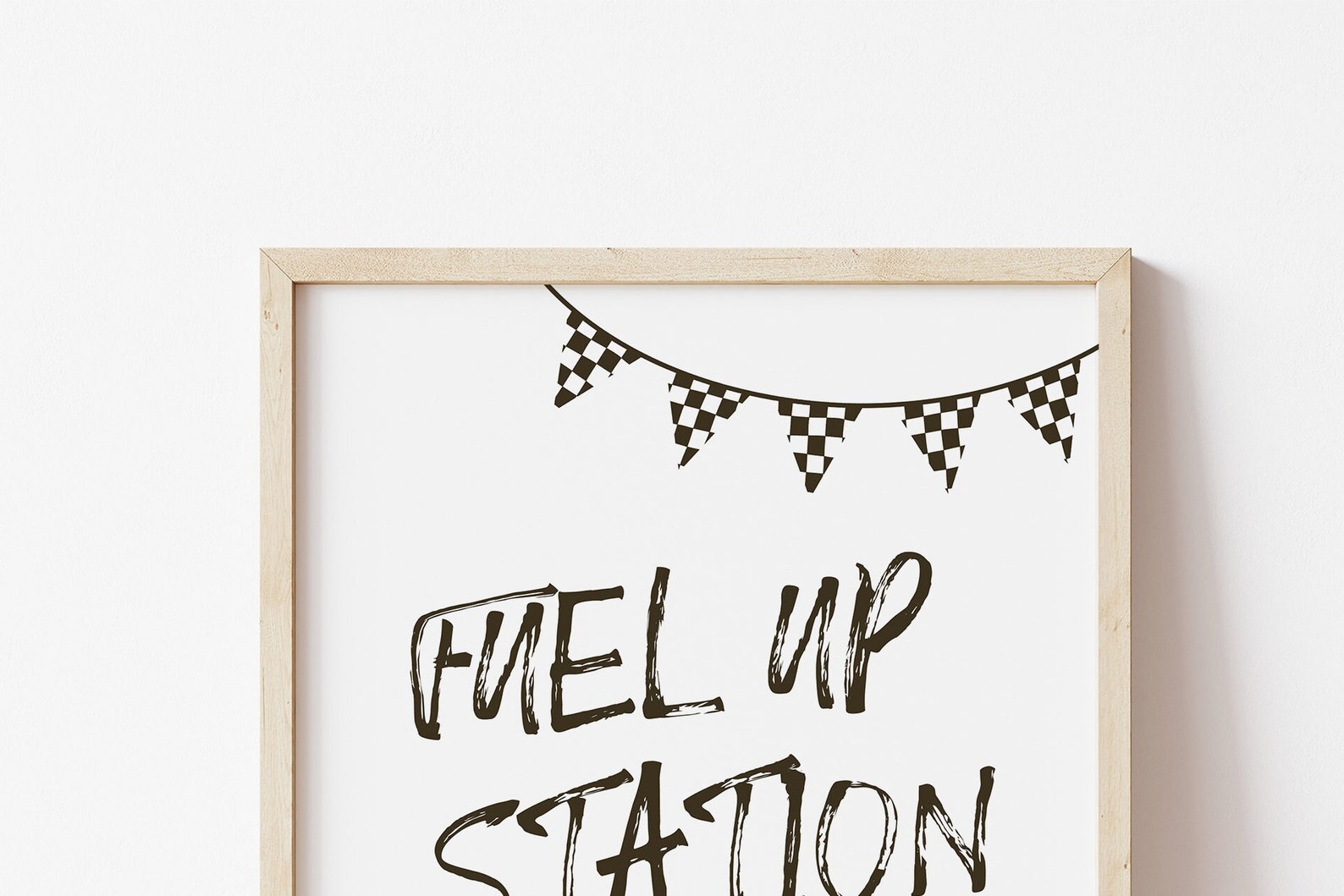 Editable Race Car Sign Template | Fuel up Station TWO Fast Birthday ...