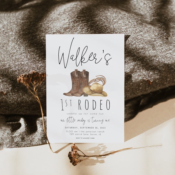 First Rodeo Birthday - Etsy