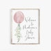 Pink Balloon Baby Shower Welcome Sign Girl Birthday Party - Etsy