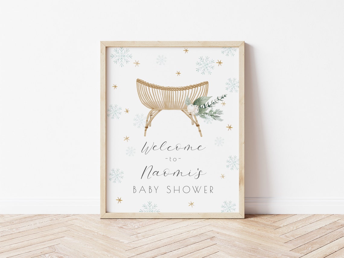 Baby It's Cold Shower Welcome Sign Baby It's Cold - Etsy