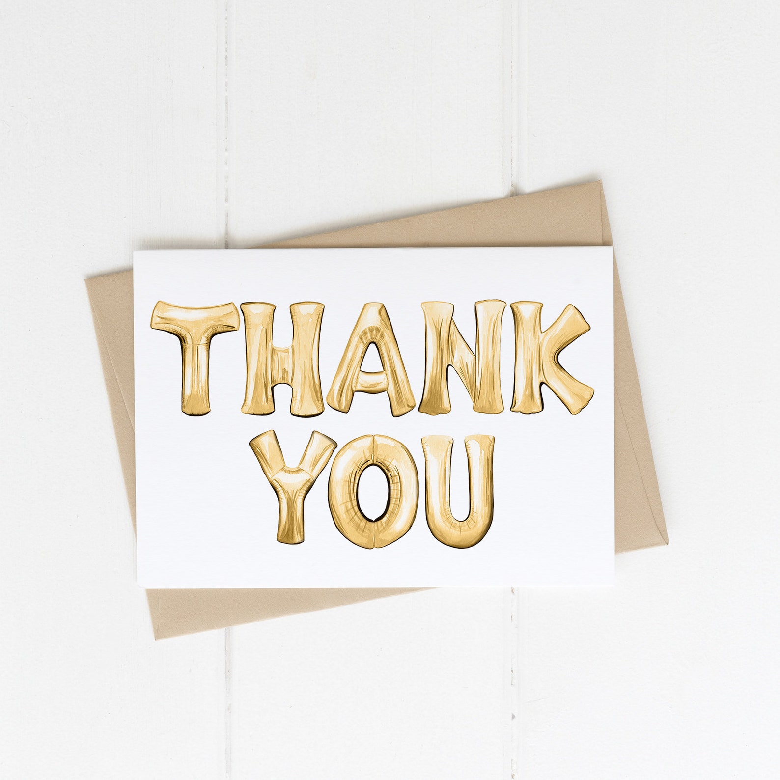 Gold Thank You Card Golden Birthday Stationery Printable - Etsy