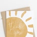 Sunshine Thank You Card Template Our Little Sunshine - Etsy