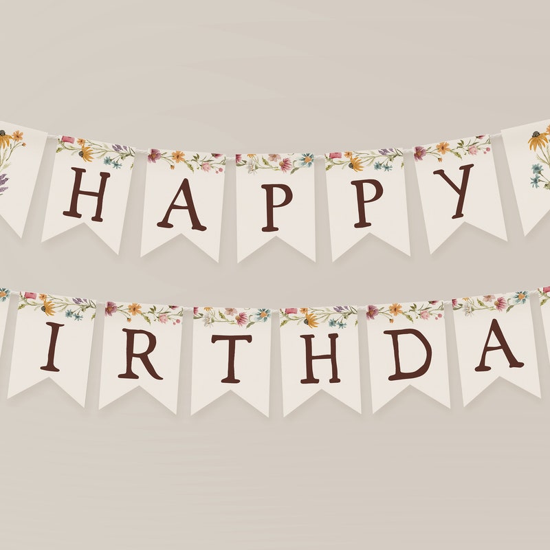 Flower Banner - Etsy