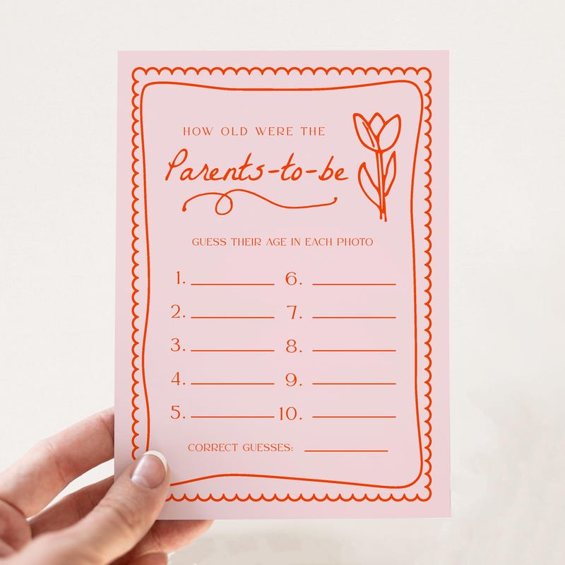 Guess Parents Age - Etsy