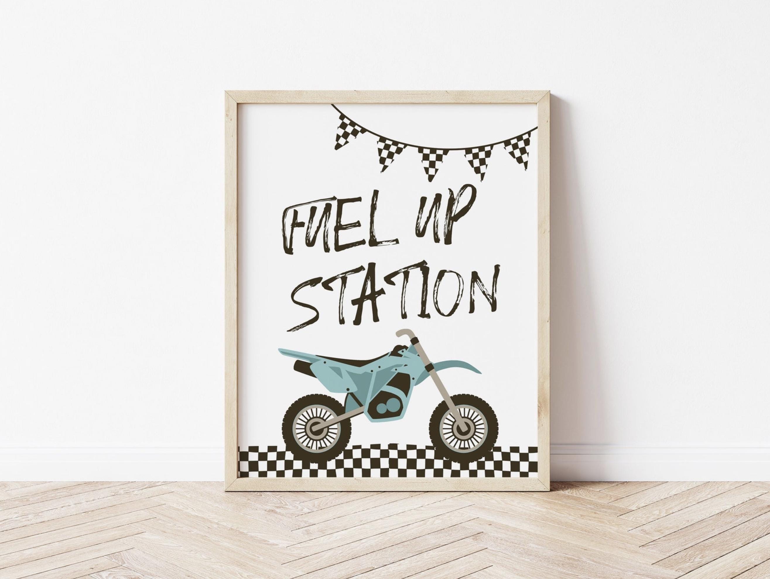 Third Gear Birthday Bundle Template Package - Editable Dirt Bike 3rd ...