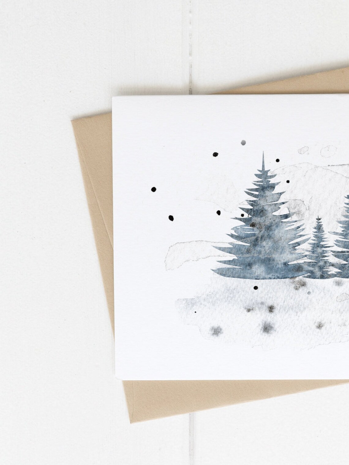 Winter Thank You Printable Card Template Baby It's Cold - Etsy