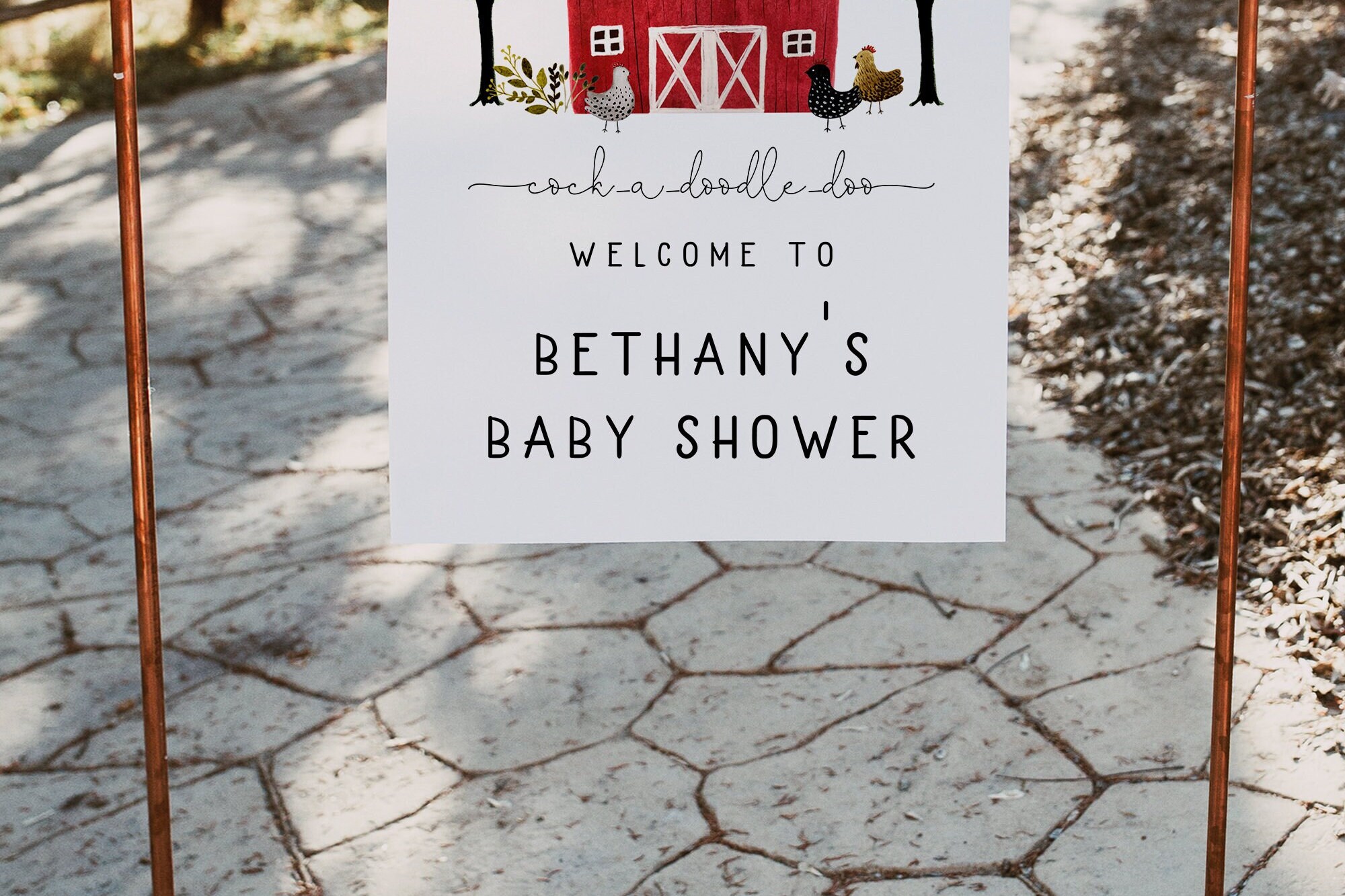 Barn Baby Shower Welcome Sign Farm Baby Sprinkle Welcome - Etsy
